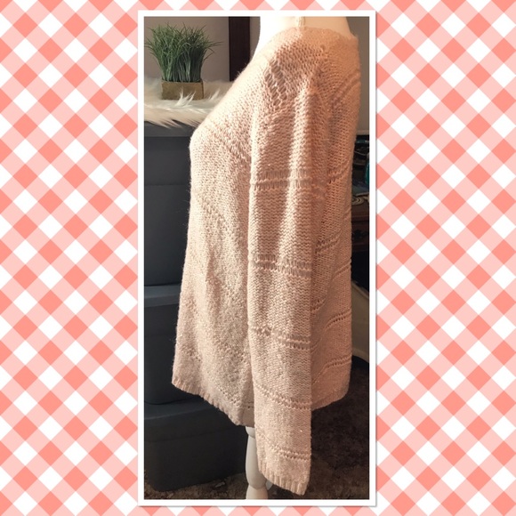 Chico's | Sweaters | Chicos Blush Pink Shimmer Sweater | Poshmark